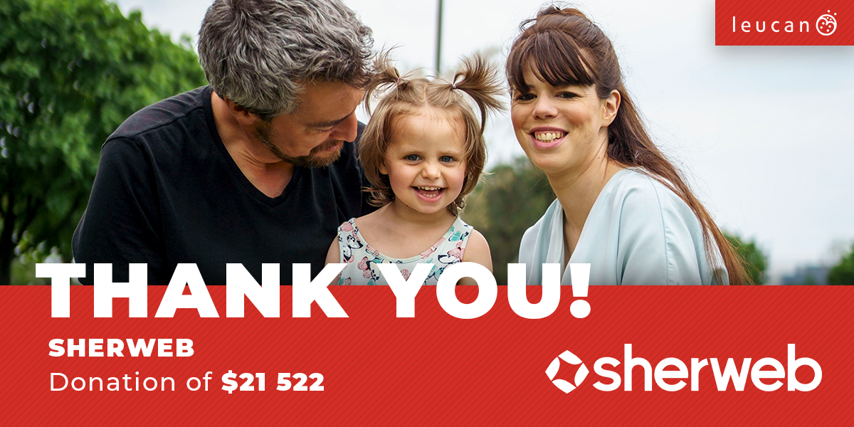 Leucan recognizes the generosity of Sherweb - Leucan